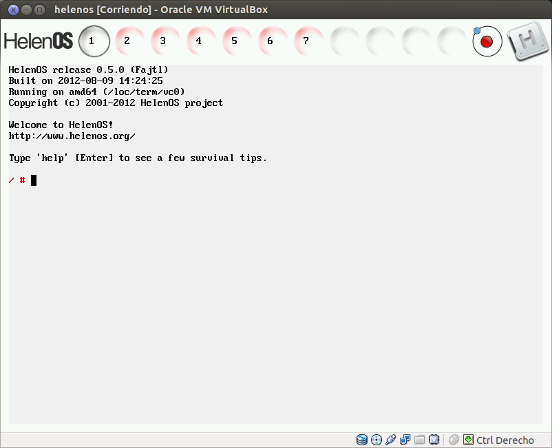 HelenOS. Un sistema operativo con microkernel - Lunatic Geek